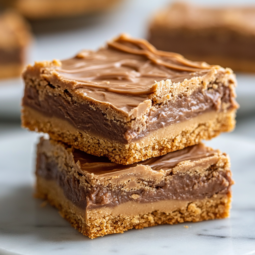 Classic Peanut Butter Lunch Lady Cookie Bars - recipeshomely