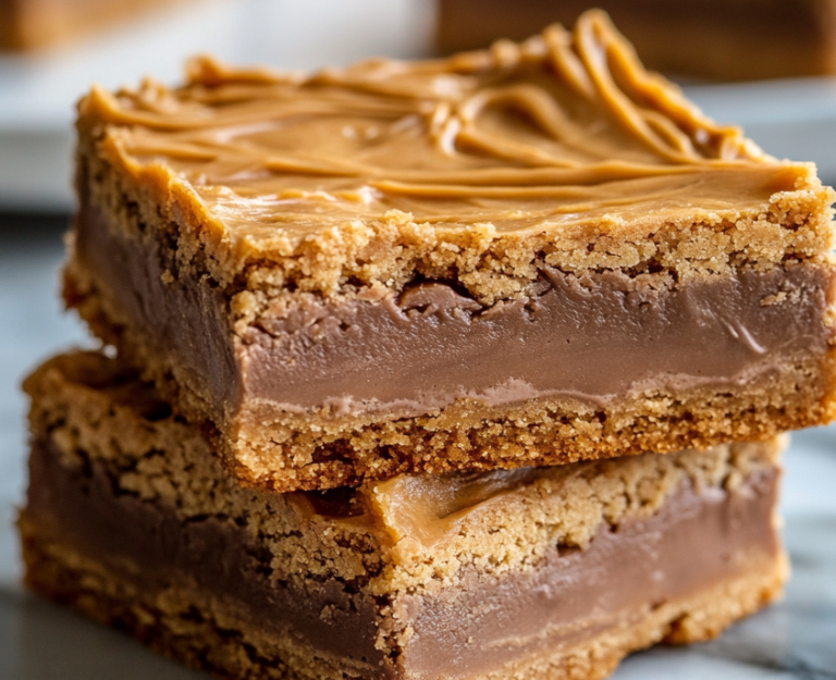 Classic Peanut Butter Lunch Lady Cookie Bars - recipeshomely