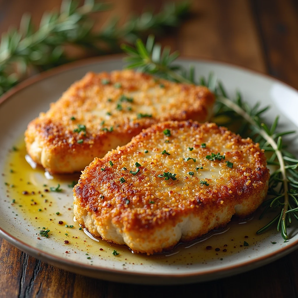 Crispy Parmesan Crusted Pork Chops Easy recipe