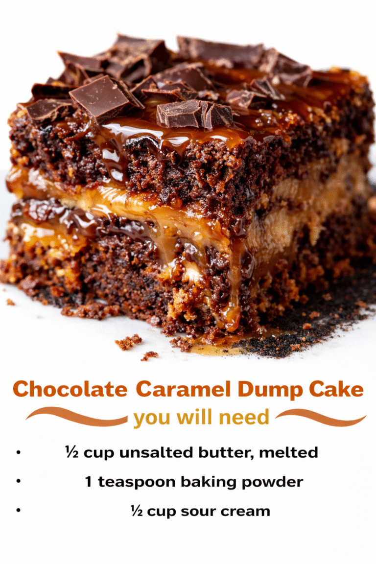 Chocolate Caramel Dump Cake Recipe | Easy 5-Ingredient Dessert