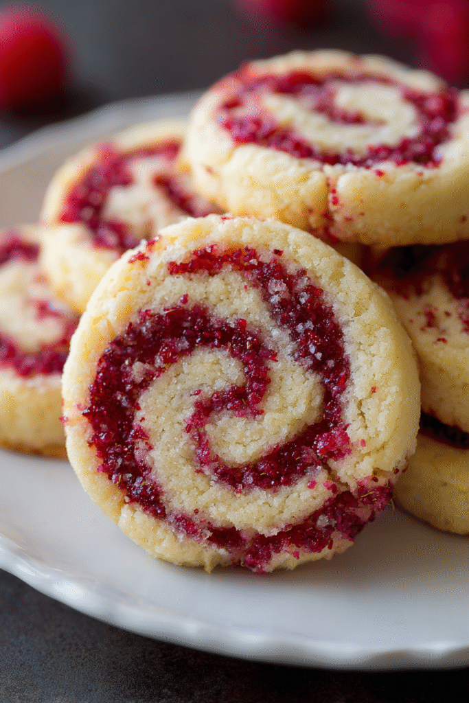 Raspberry Swirl Cookies Recipe | Beautiful Homemade Cookies