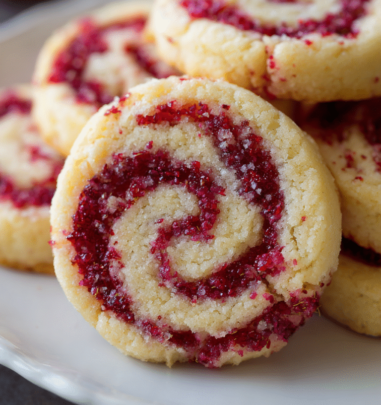 Raspberry Swirl Cookies Recipe | Beautiful Homemade Cookies